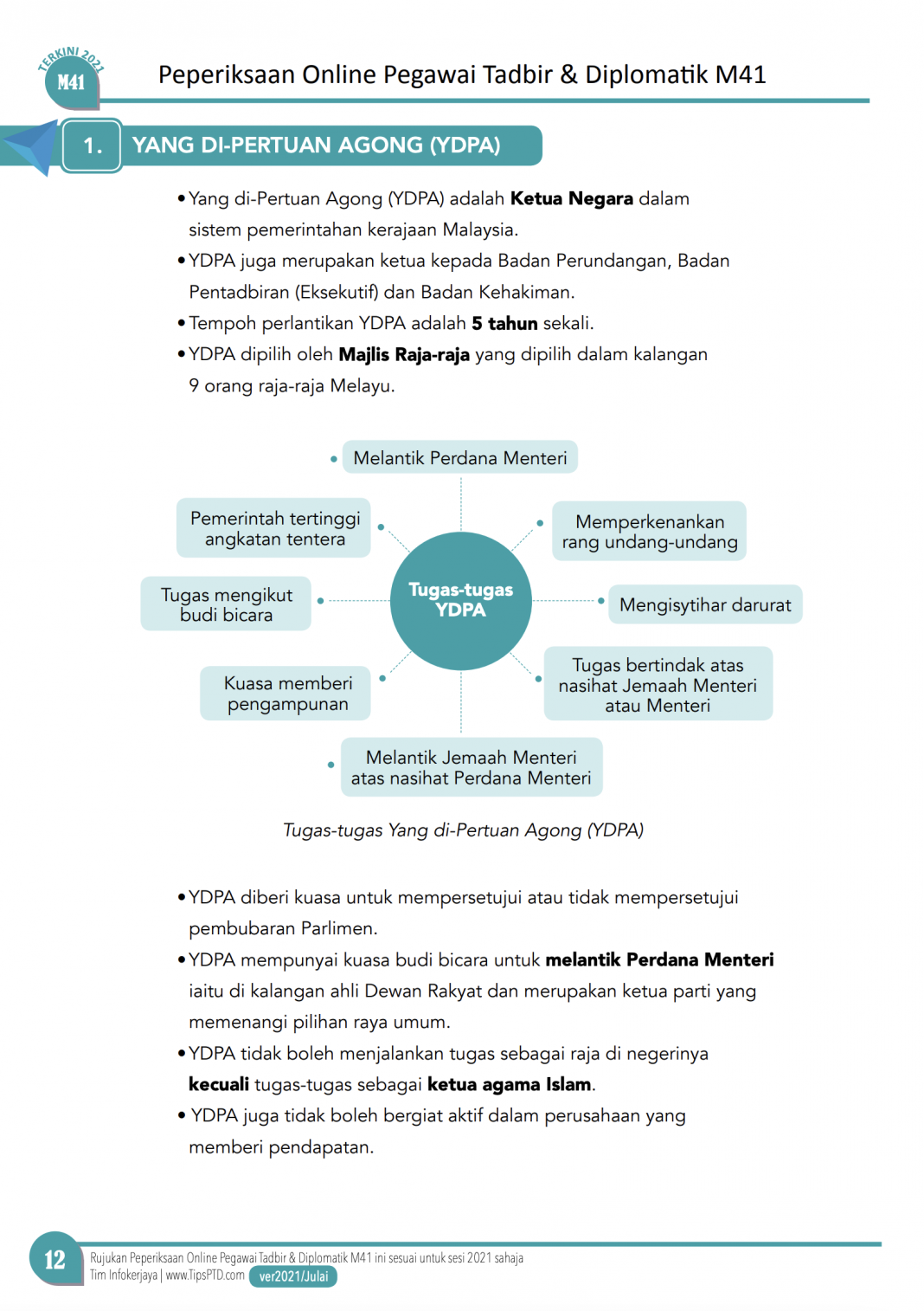 Nota Dasar Kerajaan Soalan PTD Pengetahuan AM (2014 ~ 2020) | Exam PTD